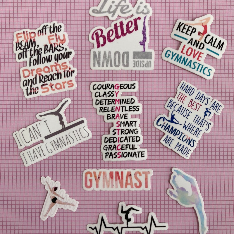 Gymnastics Decals - Etsy