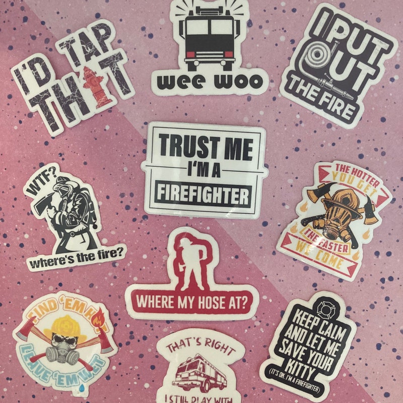 Funny Firefighter - Etsy