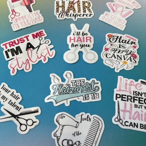 Hairstylist Stickers | Funny Hair Stylist Sticker | Hairdresser Gift ...