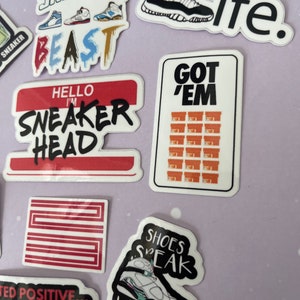 Sneakerhead Stickers | Sneaker Stickers | Sneakerhead Gift Ideas | 10 ...