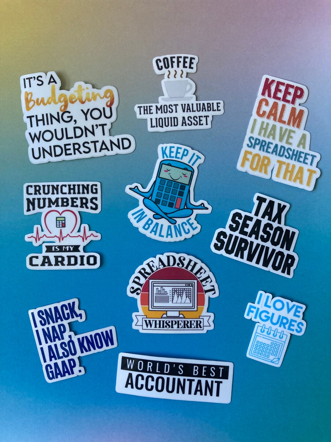 CPA Gift | Accountant Gift | CPA Stickers | Accountant Stickers | Funny ...