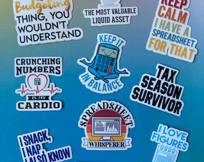 CPA Gift | Accountant Gift | CPA Stickers | Accountant Stickers | Funny ...