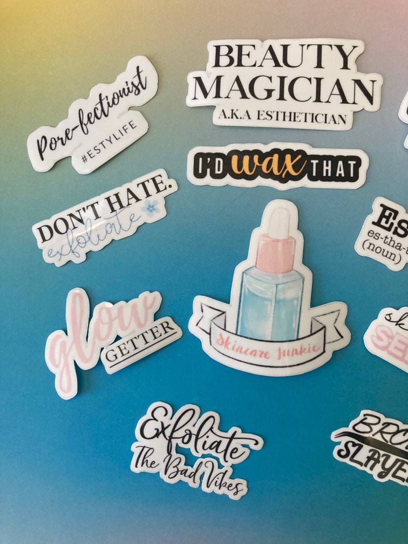 Esthetician Gifts Esthetician Stickers Licensed | Etsy