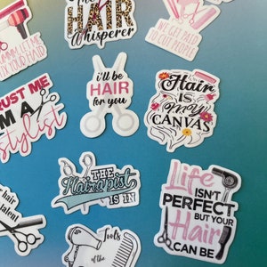 Hairstylist Stickers | Funny Hair Stylist Sticker | Hairdresser Gift ...
