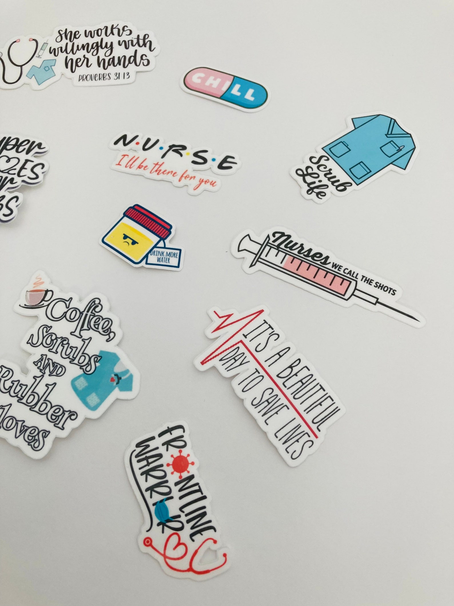 Nurse Stickers Nurse Gift Ideas Funny Nurse Practitioner - Etsy