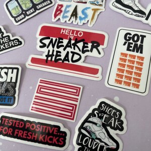 Sneakerhead Stickers | Sneaker Stickers | Sneakerhead Gift Ideas | 10 ...