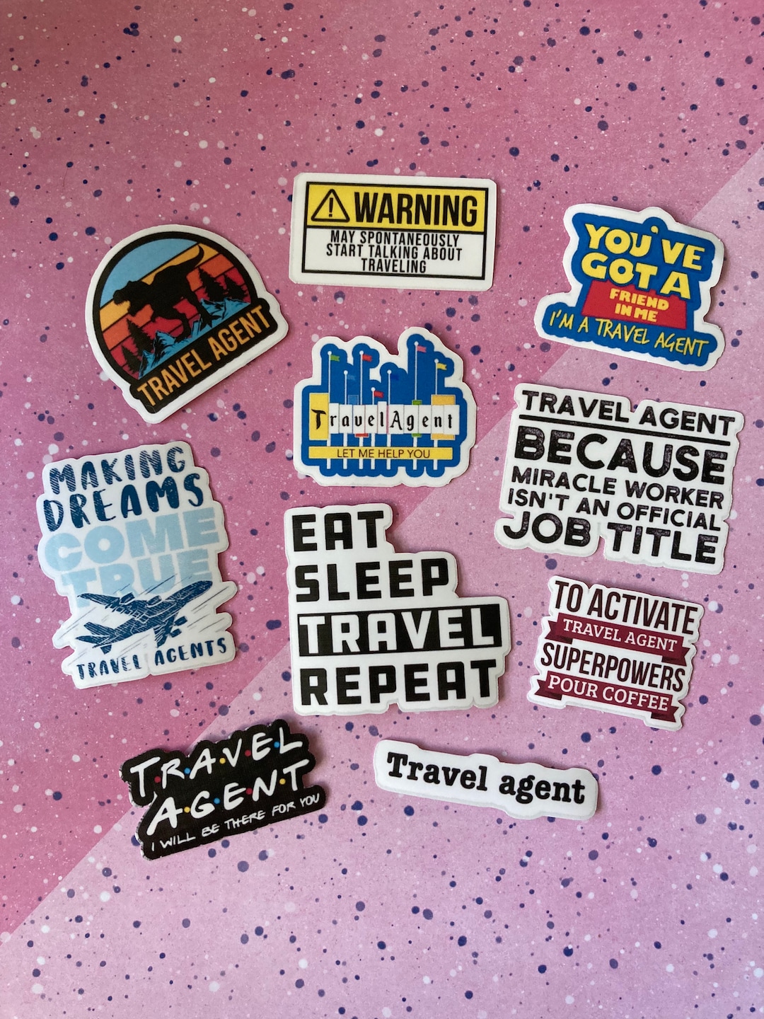 Travel Agent Stickers | Travel Agency Stickers | Funny Travel Agent ...