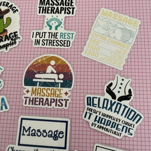 Massage Therapy Sticker | Massage Therapist Gift | Massage Therapist ...