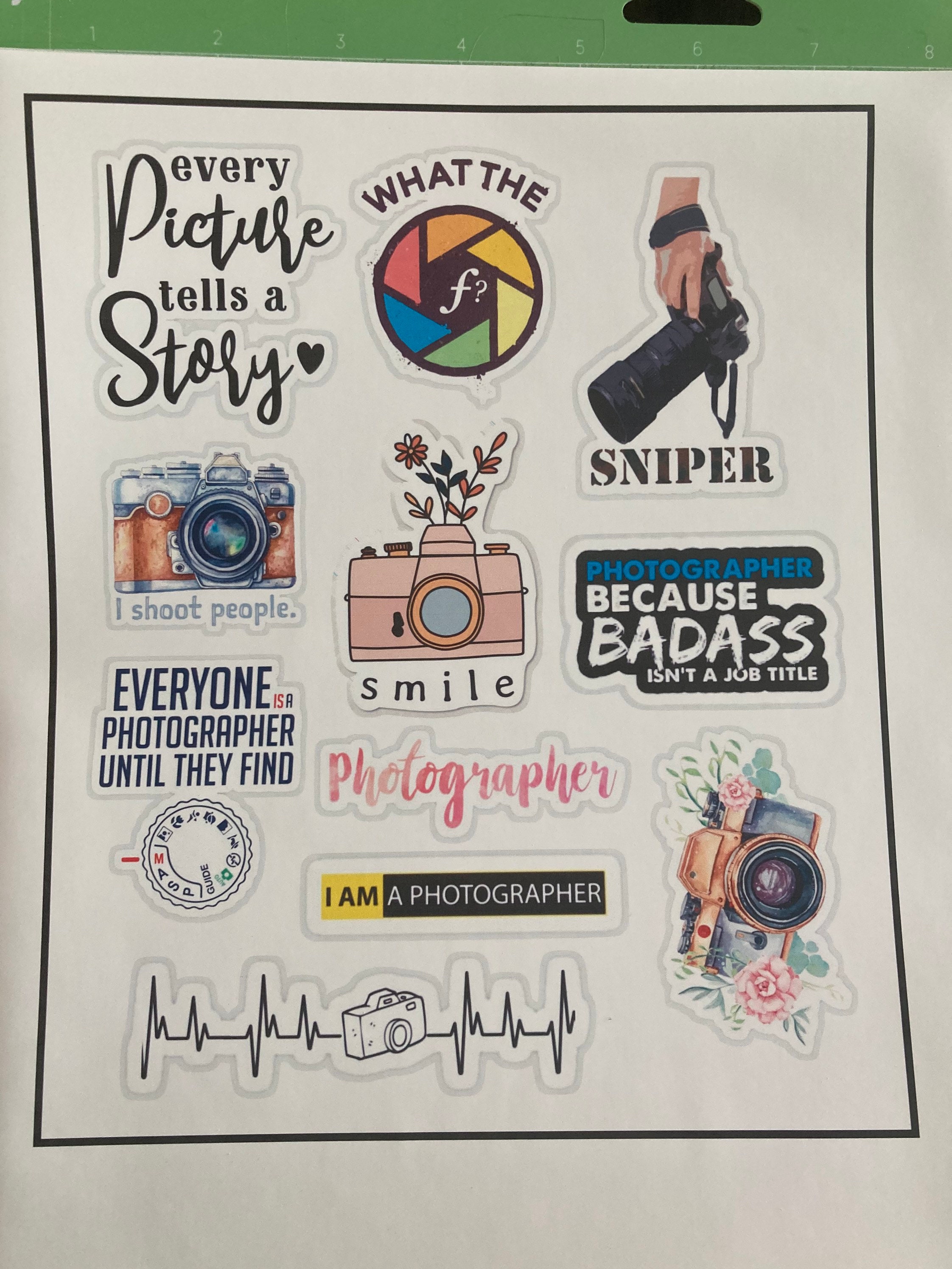 Photography Stickers Photography Decals - Etsy UK