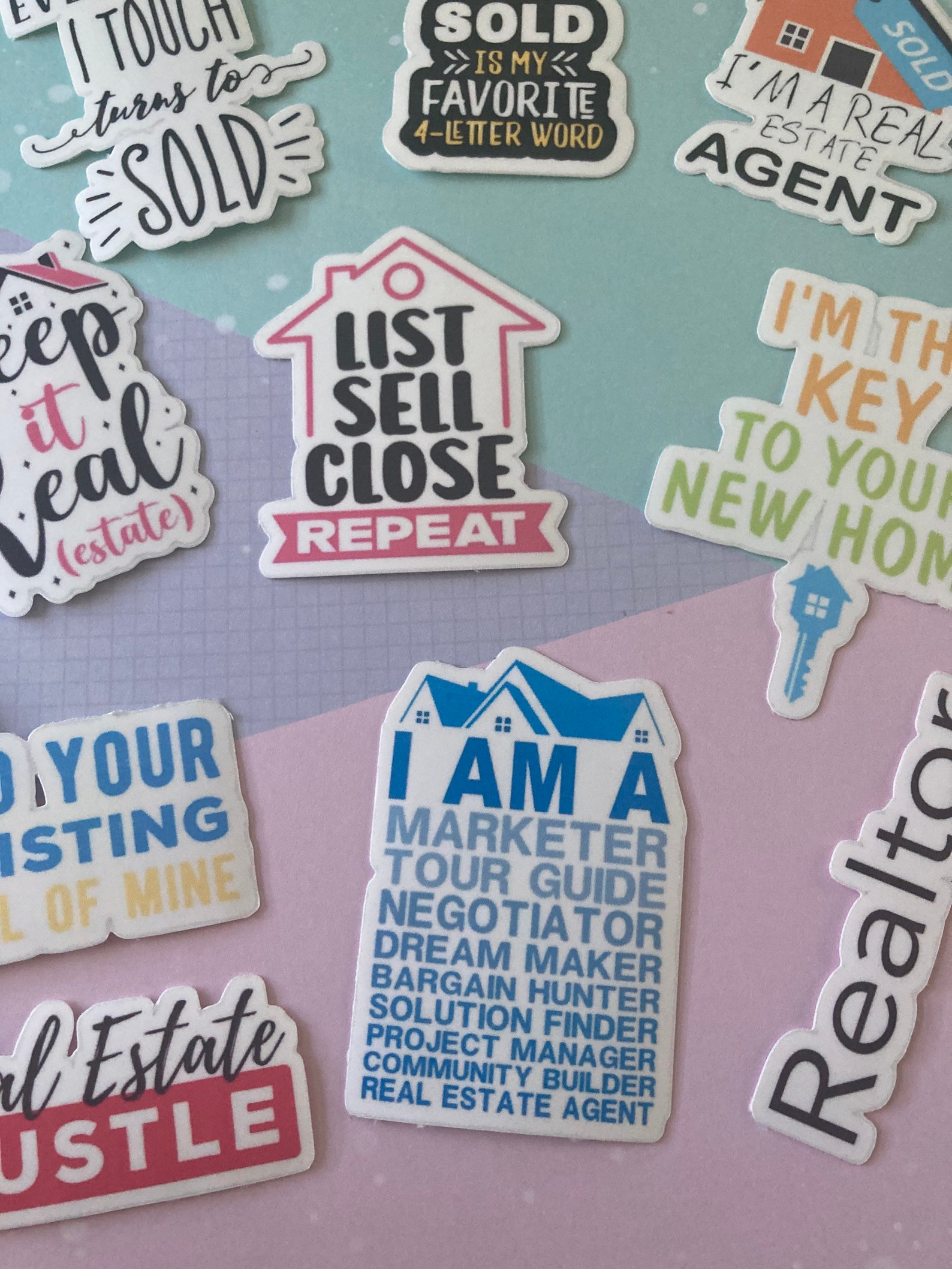 Realtor Gift Real Estate Agent Stickers Home Seller - Etsy