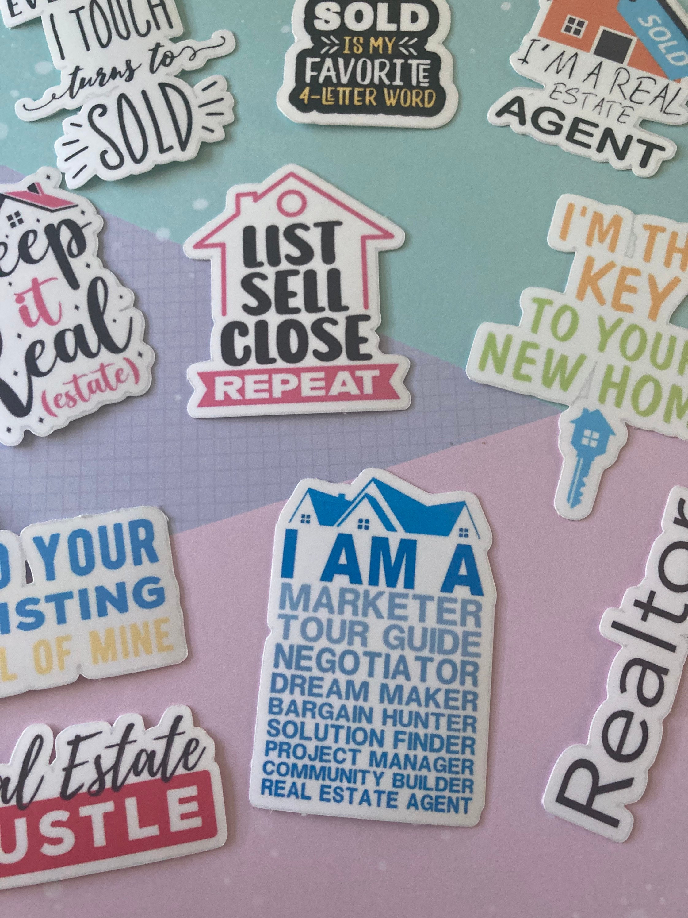 Realtor Gift Real Estate Agent Stickers Home Seller - Etsy