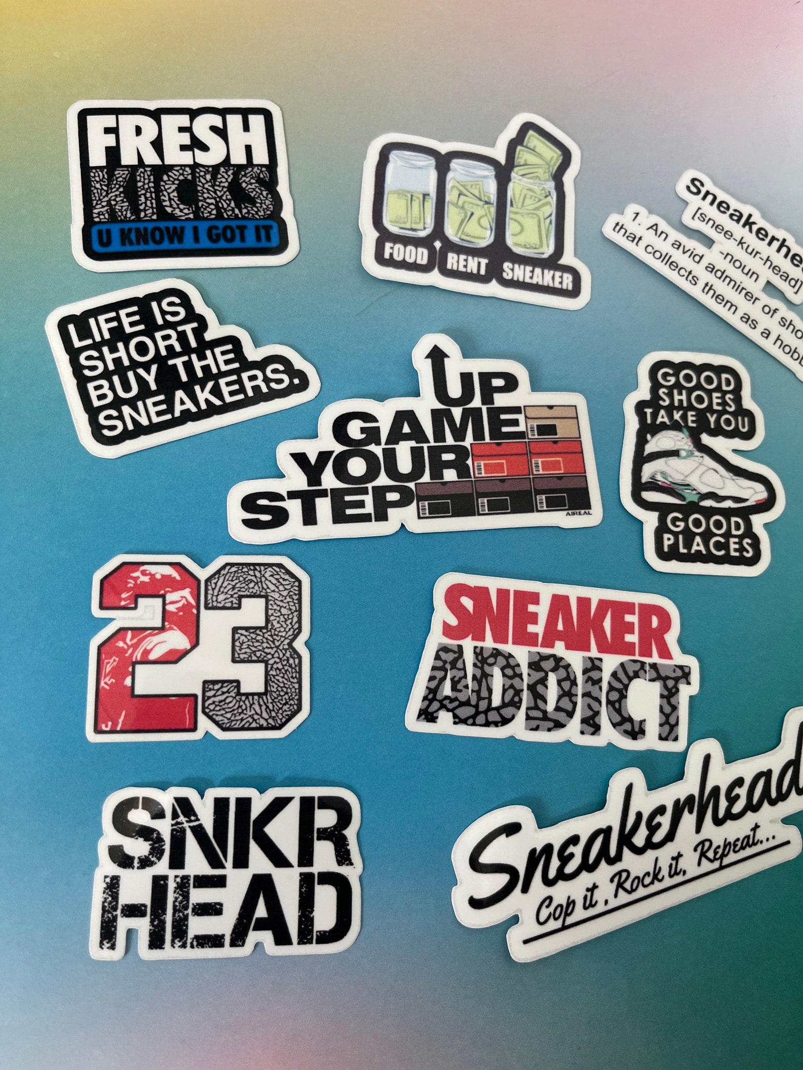 Sneakerhead Stickers | Sneaker Stickers | Sneaker Lover Gift ...