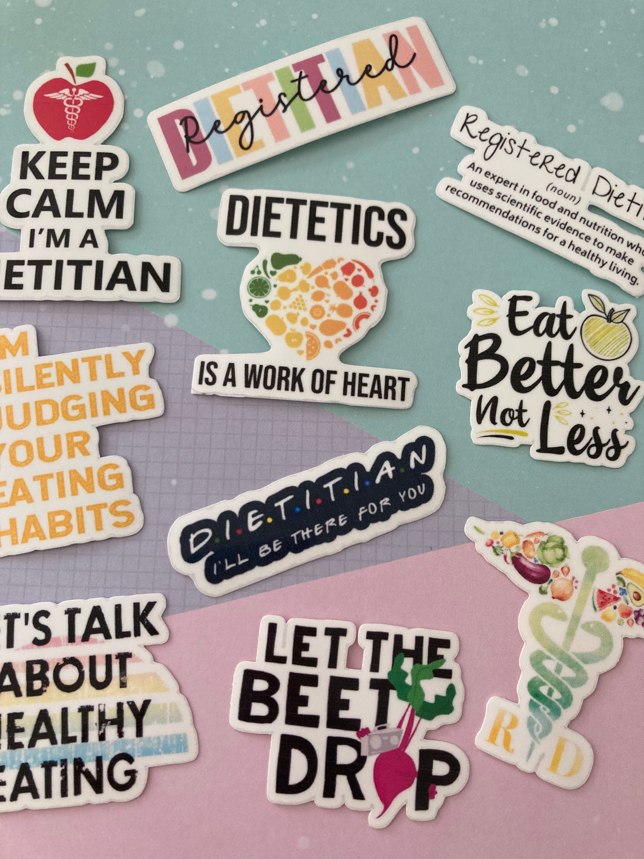 Dietitian Gifts Dietitian Sticker Dietician Gift - Etsy