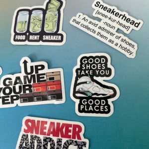 Sneakerhead Stickers | Sneaker Stickers | Sneaker Lover Gift ...