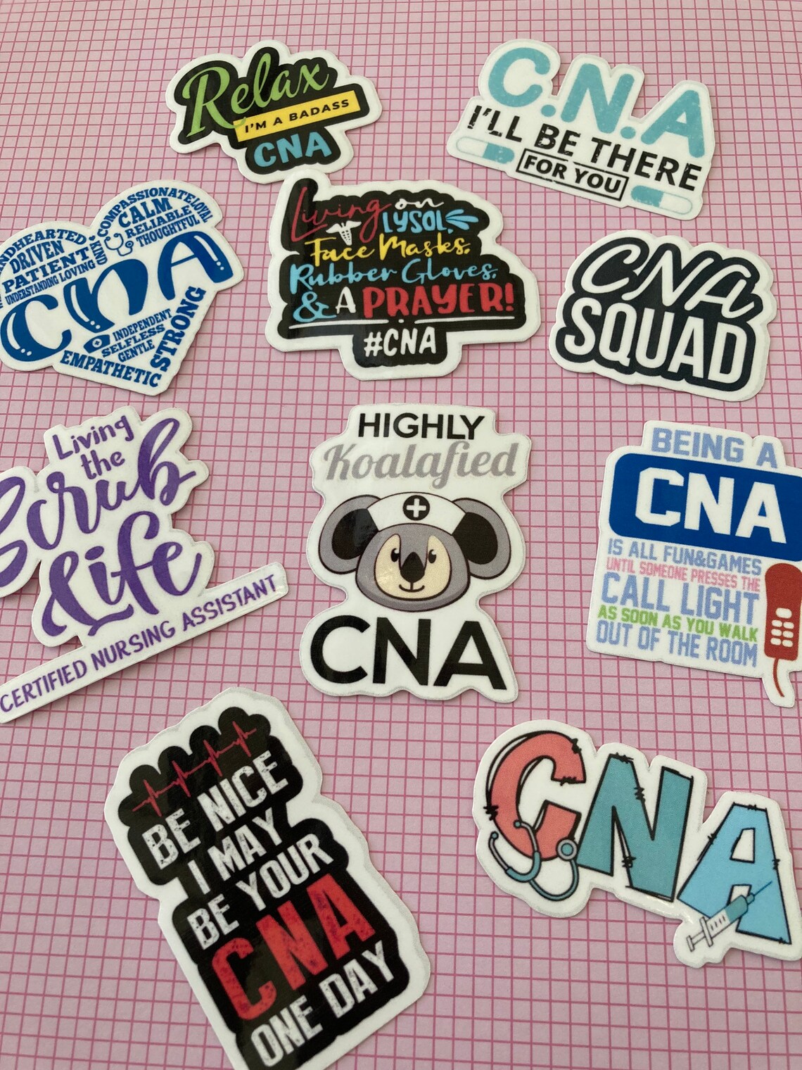 CNA Gifts CNA Stickers Certified Nursing Assistant Funny - Etsy