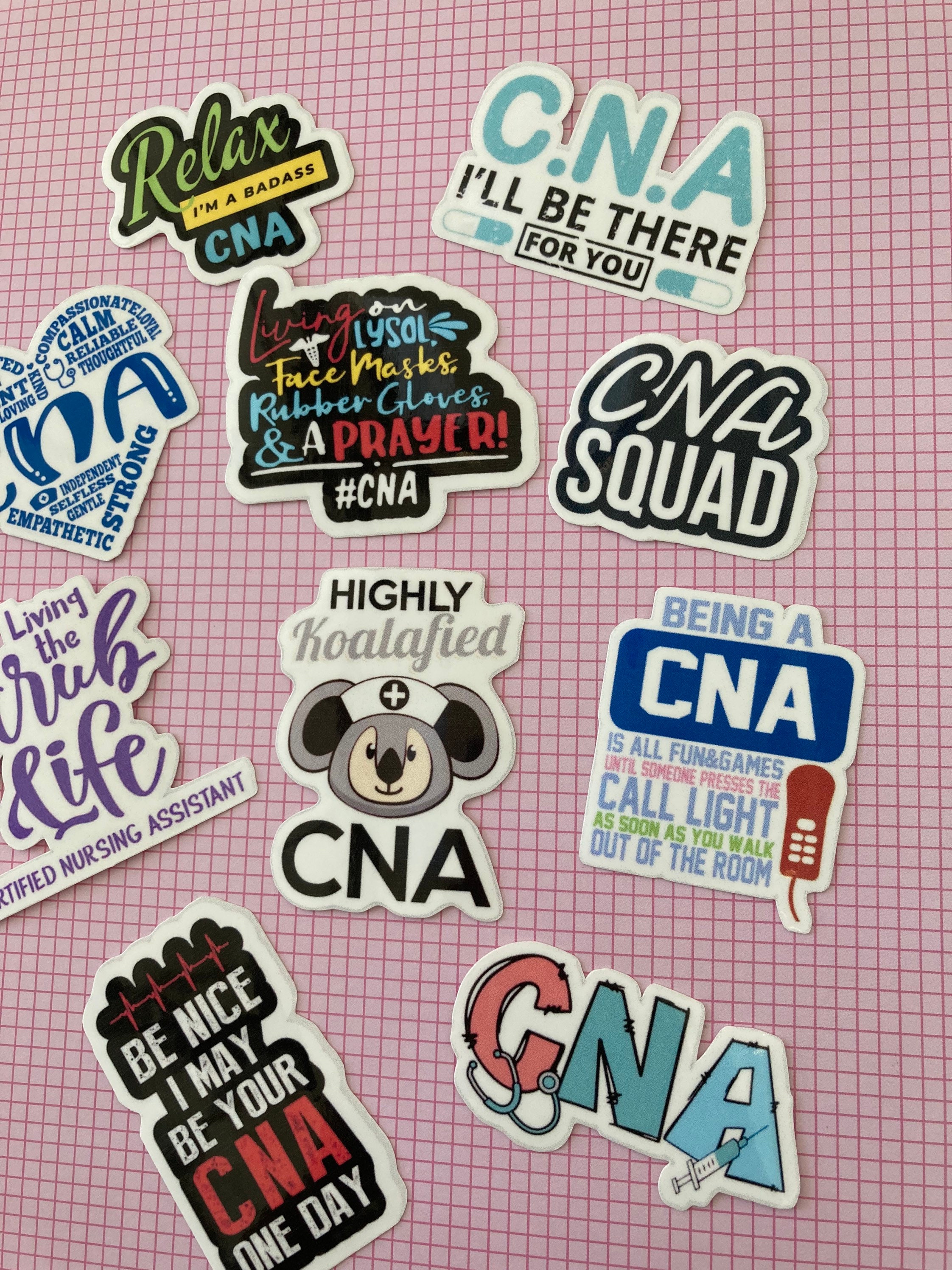 CNA Gifts CNA Stickers Certified Nursing Assistant Funny - Etsy