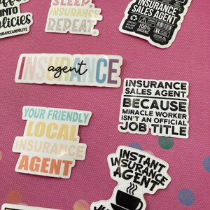 Insurance Agent Gift Stickers Pack | Medicare Stickers | Health ...