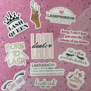 Lash Tech Gifts Lash Tech Stickers Lash Technician Stickers Lash Tech ...