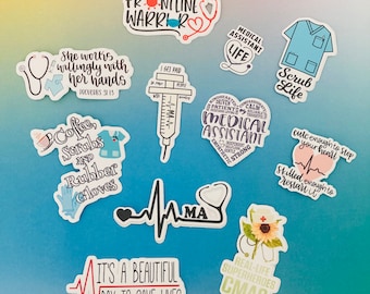 Medical Assistant Stickers - Etsy