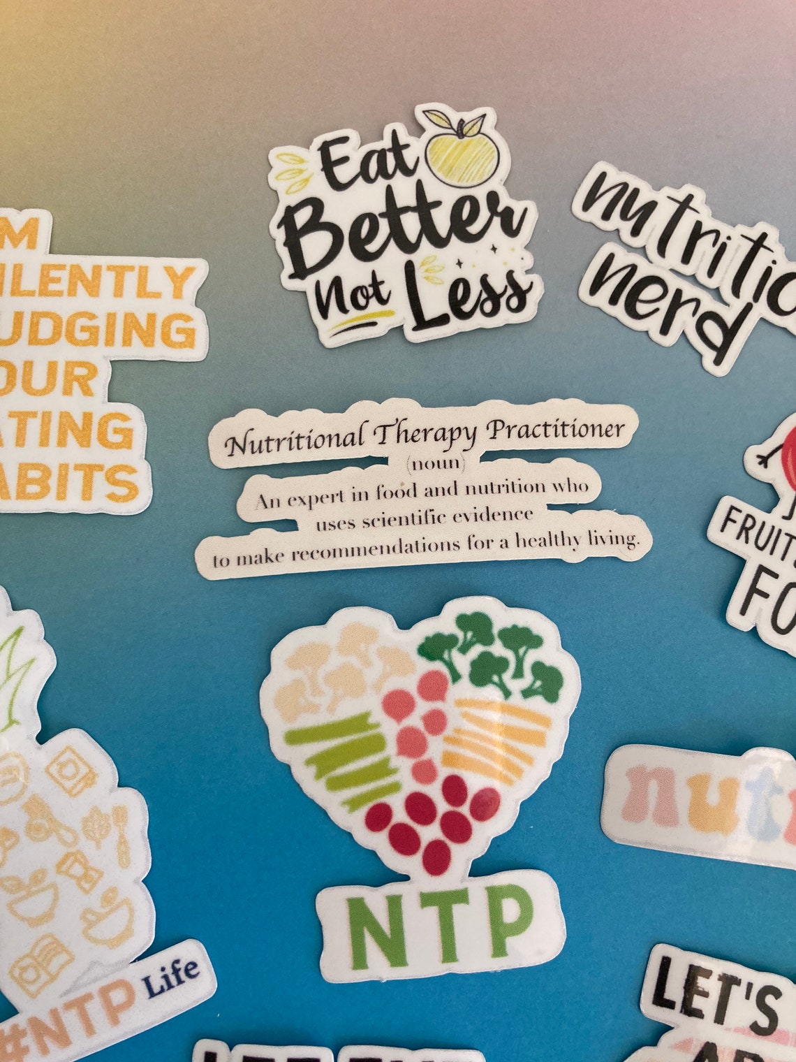 Nutrition Therapist NTP Nutritional Therapy Stickers - Etsy