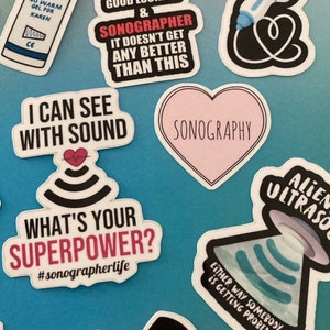 Sonographer Gifts | Sonographer Stickers | Sonography Sonogram Stickers ...