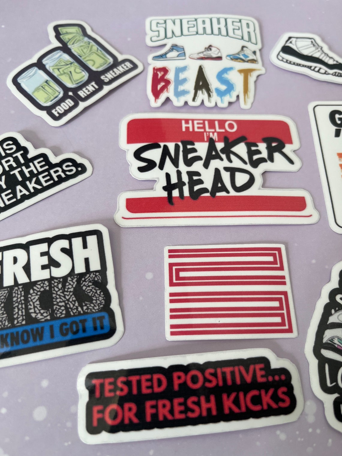 Sneakerhead Stickers | Sneaker Stickers | Sneakerhead Gift Ideas | 10 ...