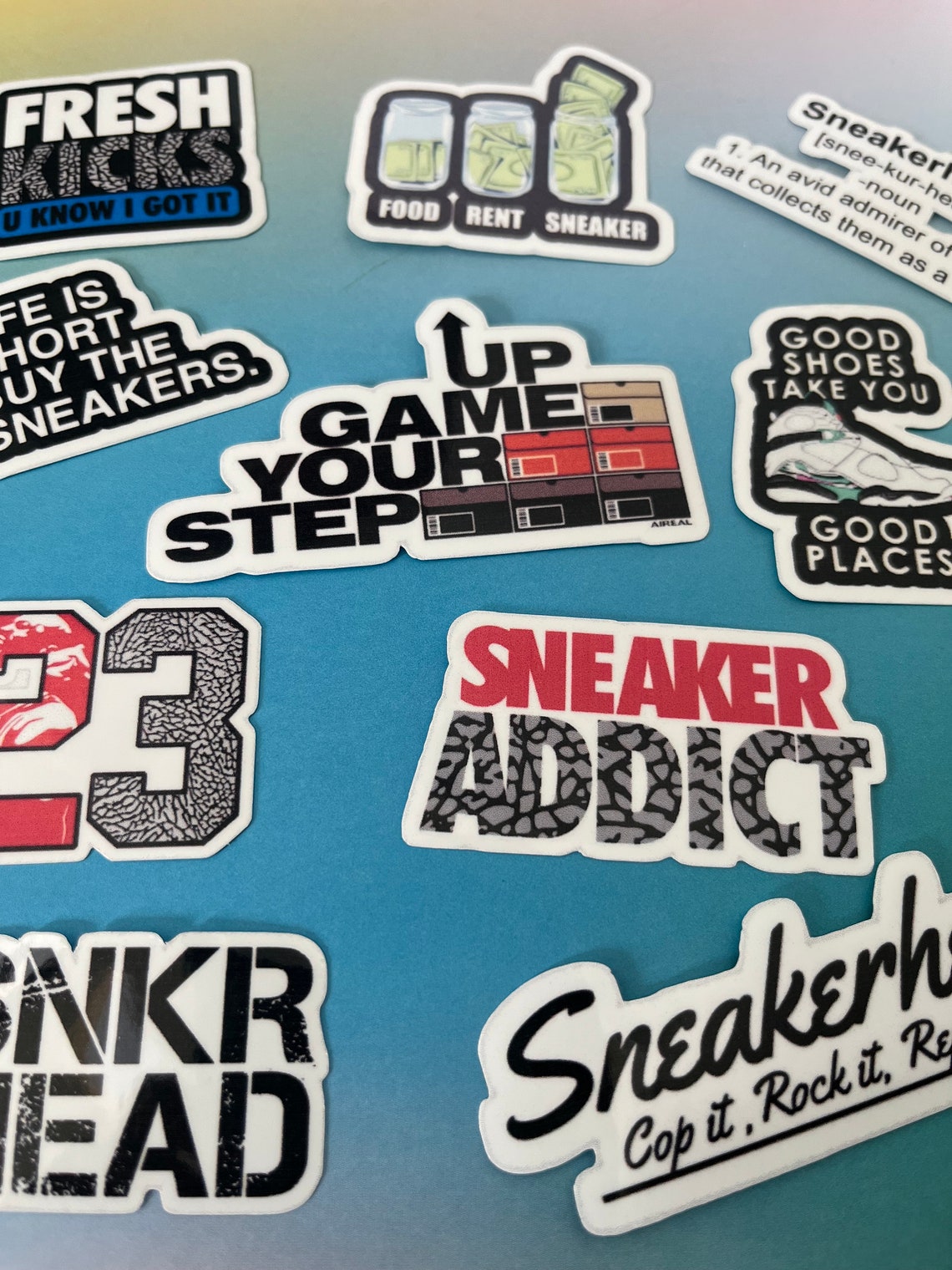 Sneakerhead Stickers | Sneaker Stickers | Sneaker Lover Gift ...