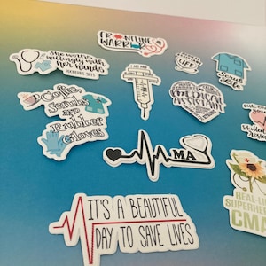 Medical Assistant Stickers | MA Stickers | CMA Stickers | Medical ...