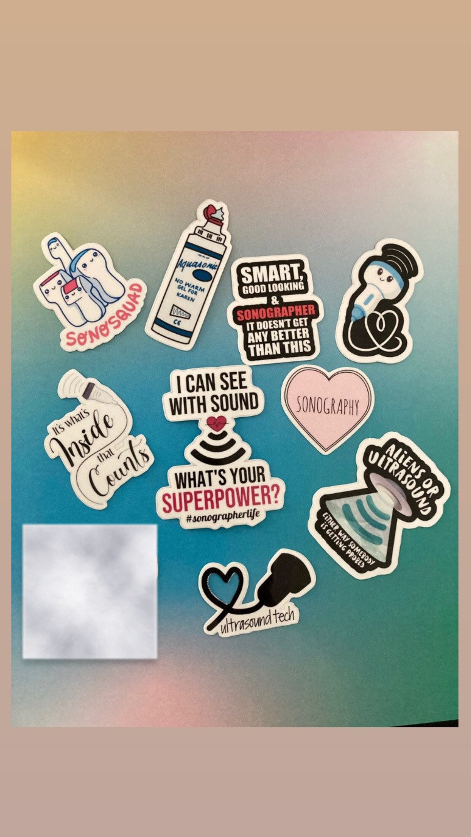 Sonographer Gifts | Sonographer Stickers | Sonography Sonogram Stickers ...