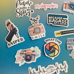 Photography Stickers | Photography Decals | Photographer Stickers ...