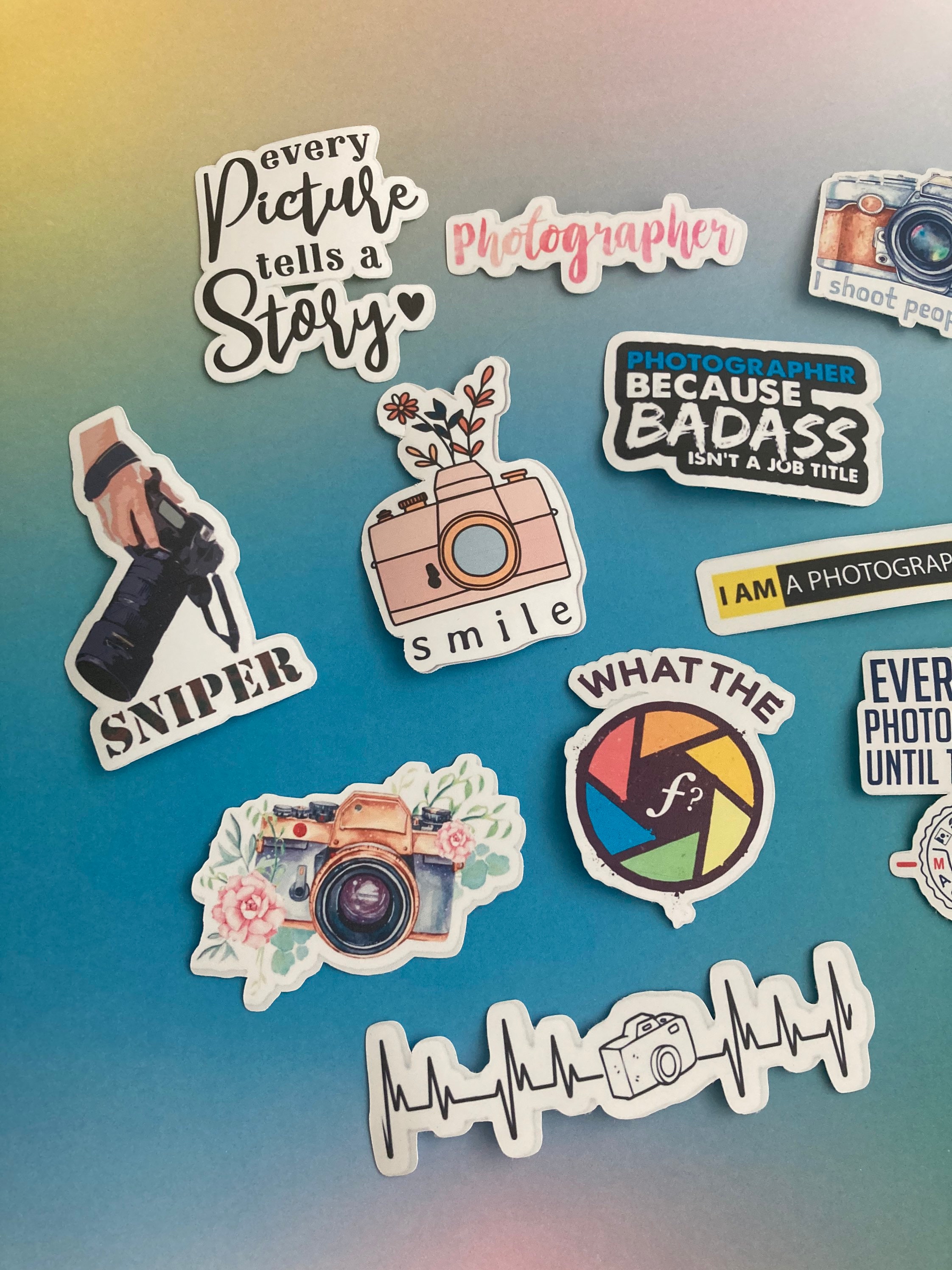 Photography Stickers Photography Decals - Etsy