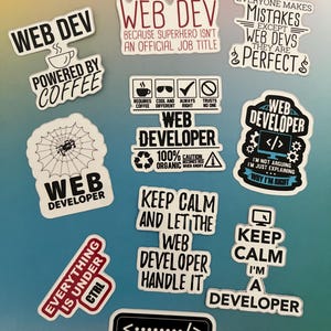 Web Developer Gift | Web Developer Sticker | Web Dev Gift Ideas | Web ...