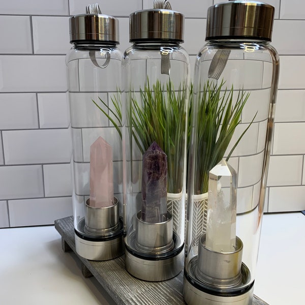 Crystal Water Bottle - Etsy
