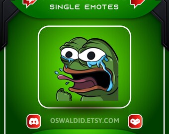 Pepe the Frog Emotes | Etsy