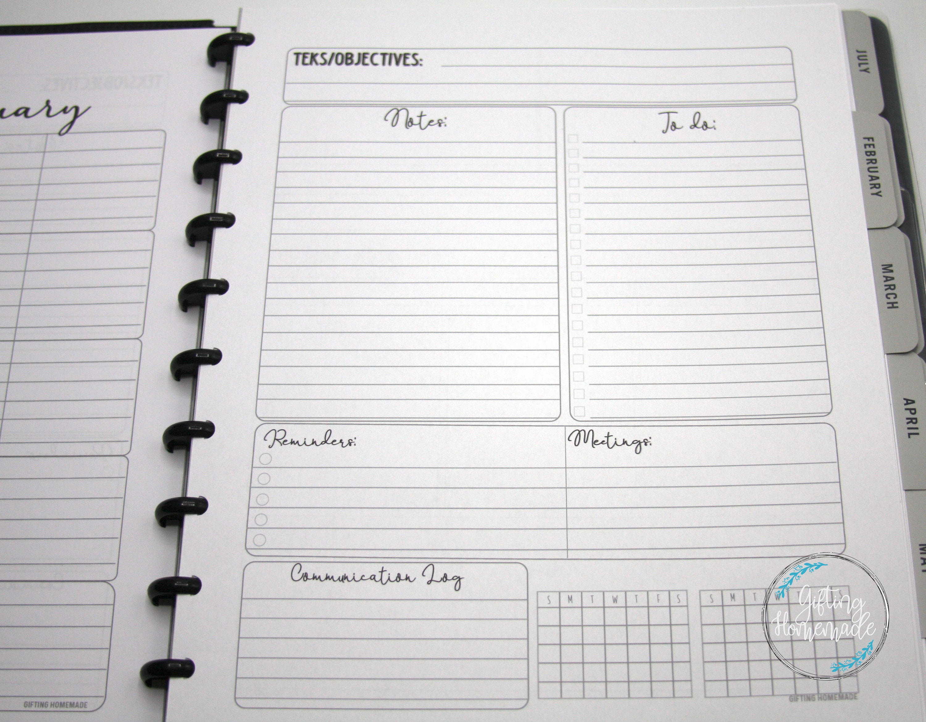 Printable Teacher Planner DIY Teacher Planner DIY Lesson Teach - Etsy