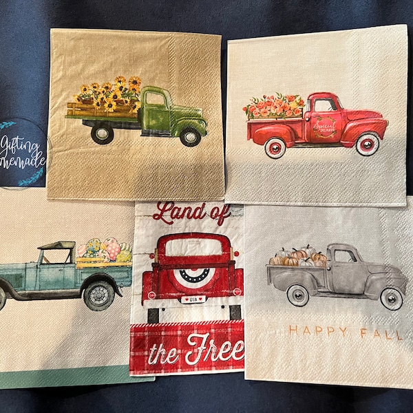 Decoupage Napkins Vintage - Etsy