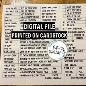 Printable Phrases Inspirational Embellishments Journaling Printables ...