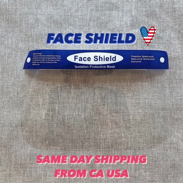 Glasses Face Shield - Etsy