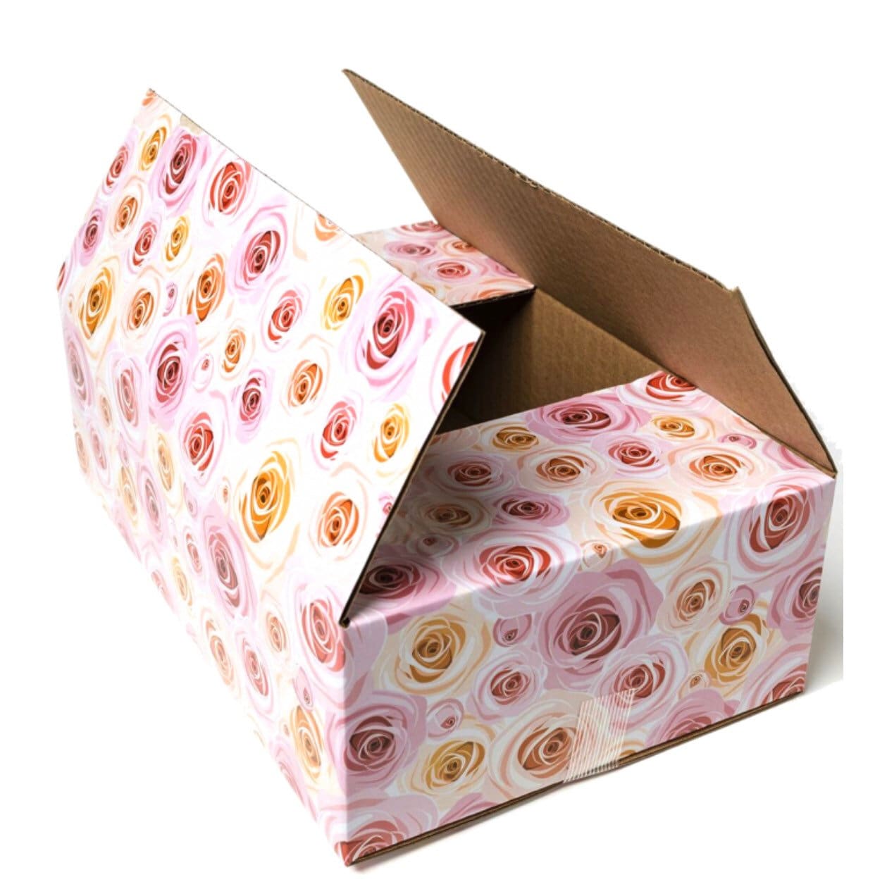 5 Boxes 9x6x3 Floral Designer Mailing Box Shipping Box - Etsy