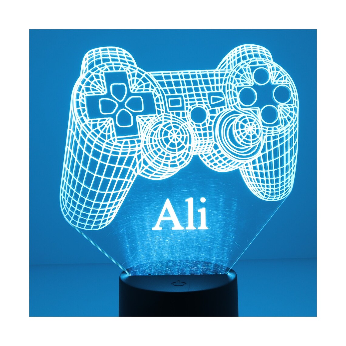 Personalised Engraved Laser 3D Led Ps4 Controller Gaming Night - Etsy