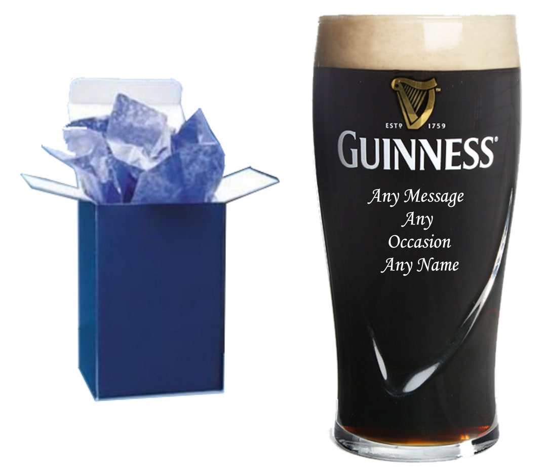 Engraved Guinness Glass, Personalised for Dad or Granddad This Father's ...