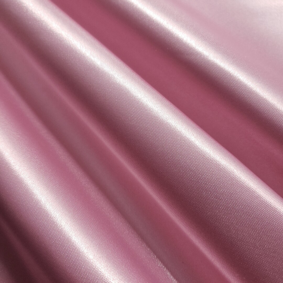Heavy Light Pink Bridal Duchess Satin Fabric 58" by the Yard Poly Satin ...