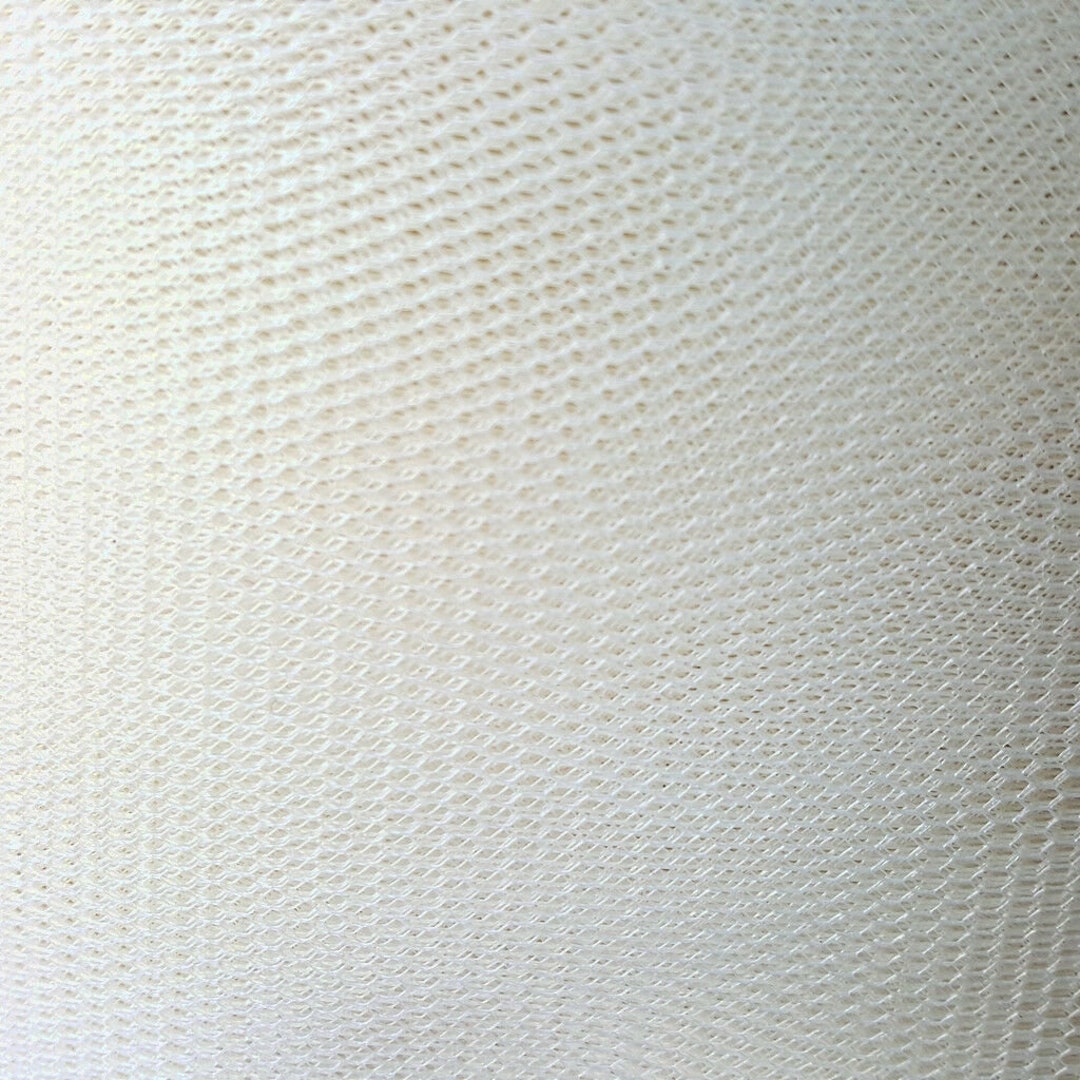 Ivory Hard Net Hex Mesh Fabric Stiff Crinoline Netting 60" by the Yard ...
