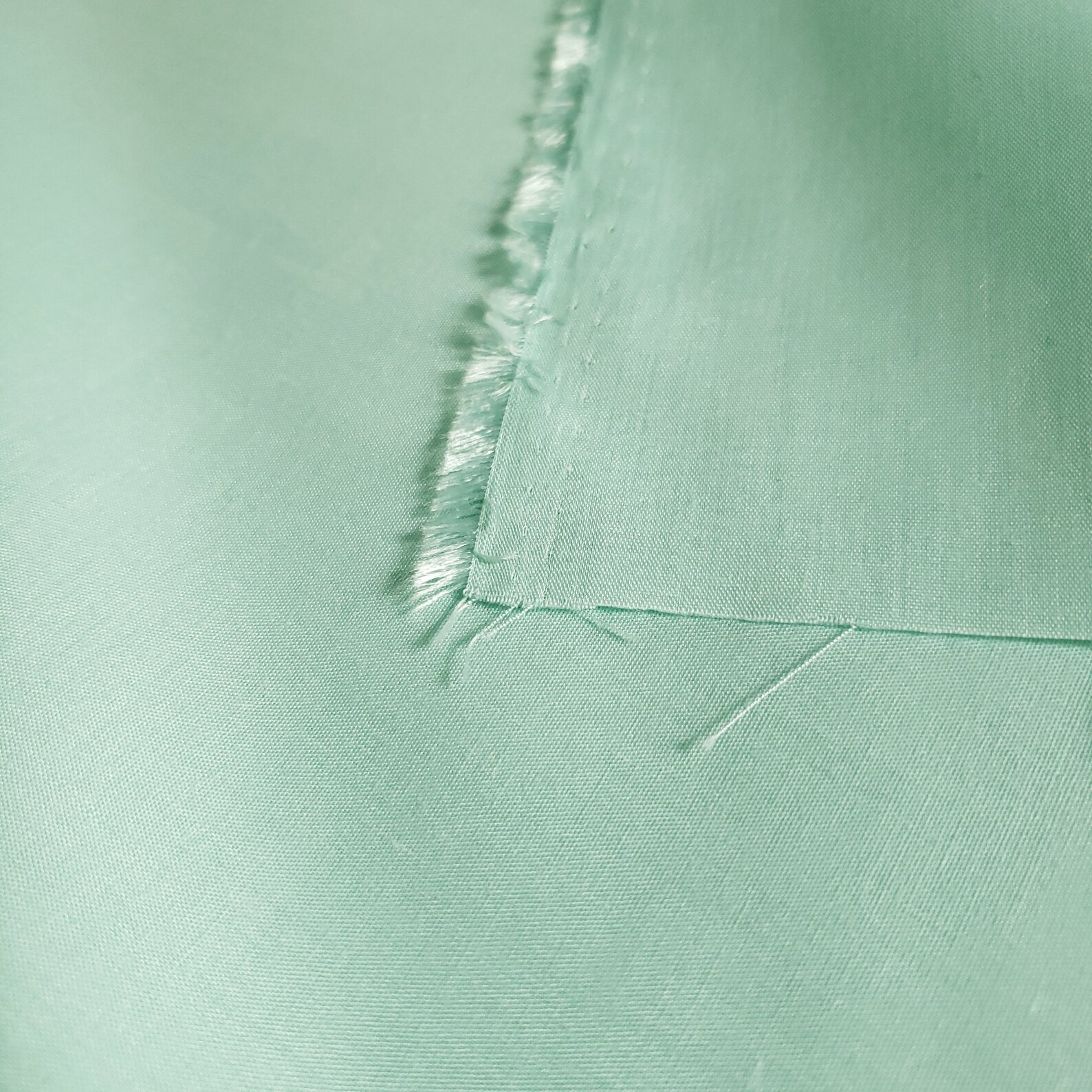 Solid Seafoam Mint Green Poly Cotton Fabric 58" by the Yard Aqua Green ...