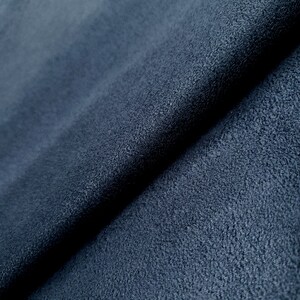 Navy Blue Denim Suede Ultrasoft Upholstery Suede Fabric 58"" by the ...