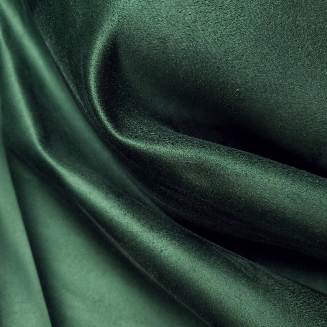 Hunter Green Suede Ultrasoft Upholstery Suede Fabric 58"" by the Yard ...