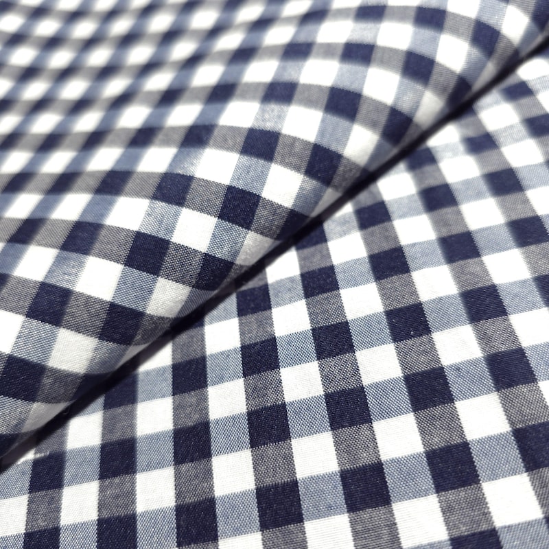 Navy Blue Gingham - Etsy