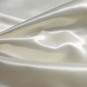 Heavy Ivory Bridal Duchess Satin Fabric 58" by the Yard Poly Satin - Etsy