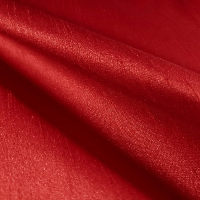 Red Silk Fabric - Etsy