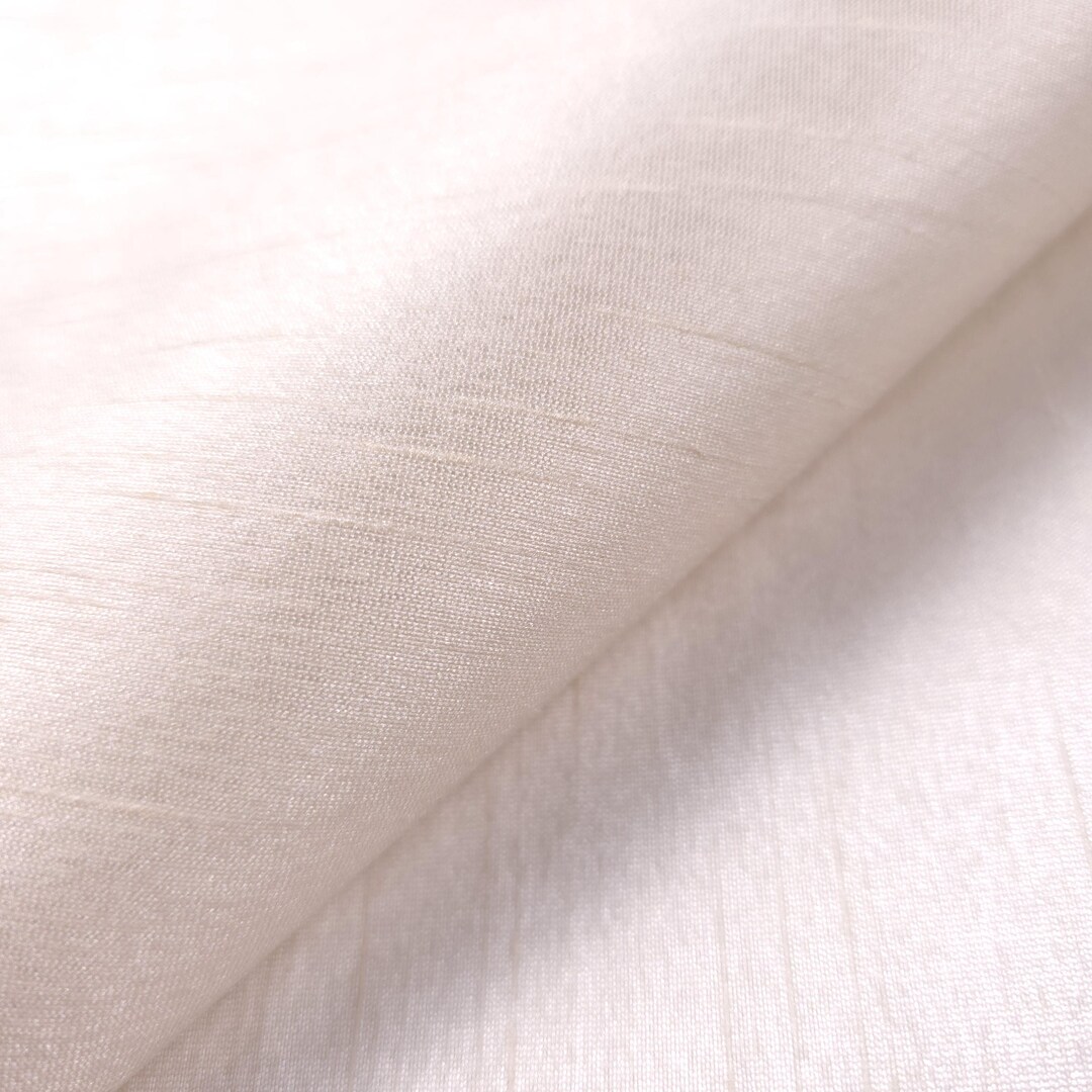 Dupioni Faux Silk Ivory Cream Fabric 58" by the Yard | Classic off ...